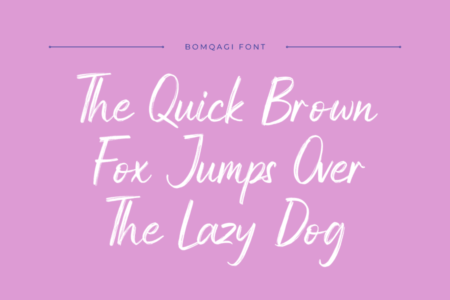 Bomqagi Font · 1001 Fonts