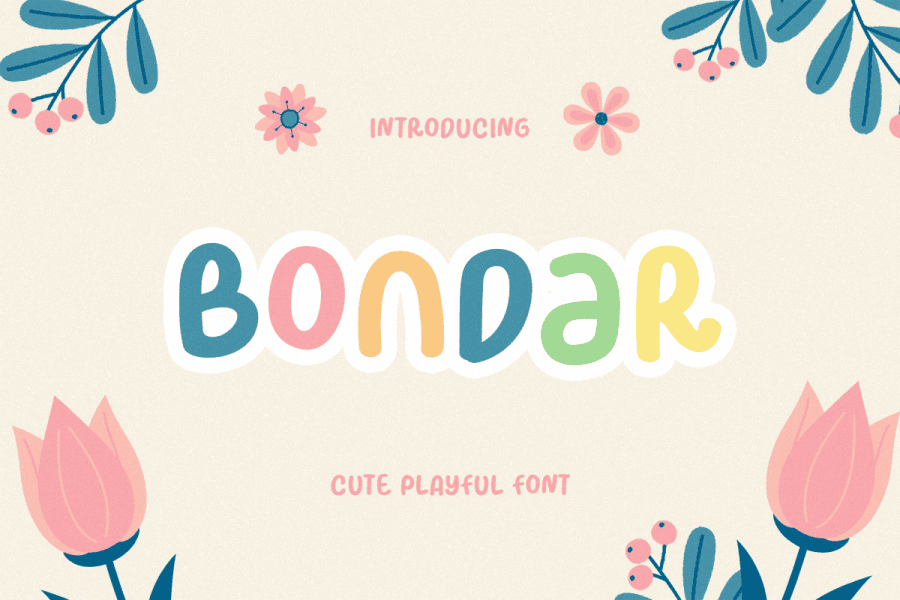 Bondar Font · 1001 Fonts