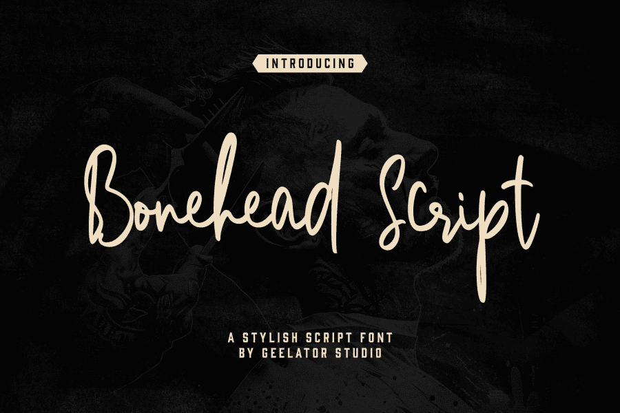 Bonehead Script DEMO Font · 1001 Fonts