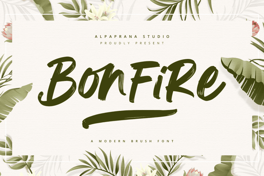 Bonfire Font · 1001 Fonts