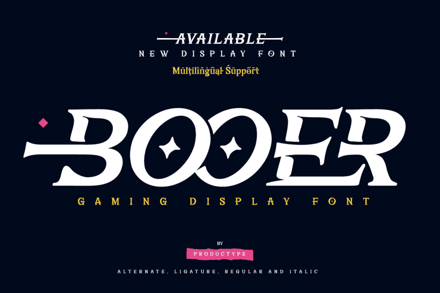 BOOER TRIAL Font · 1001 Fonts