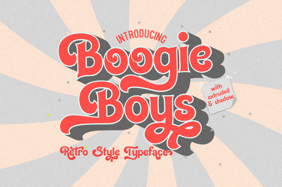 Boogie Boys Font Family · 1001 Fonts