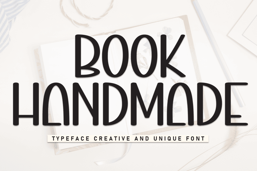 Book Handmade Font · 1001 Fonts