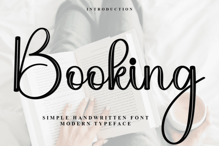 Booking Font · 1001 Fonts