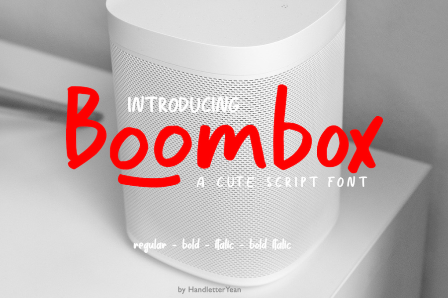 Boombox Font · 1001 Fonts