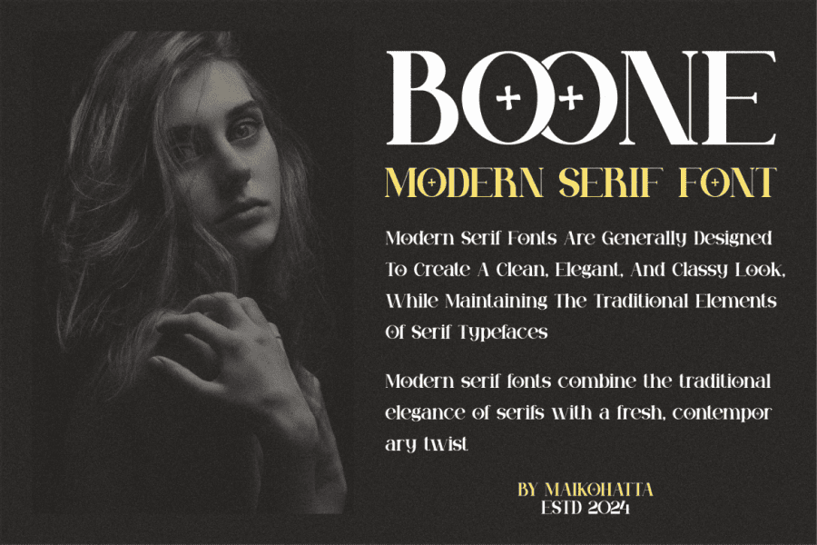 BOONE Font · 1001 Fonts