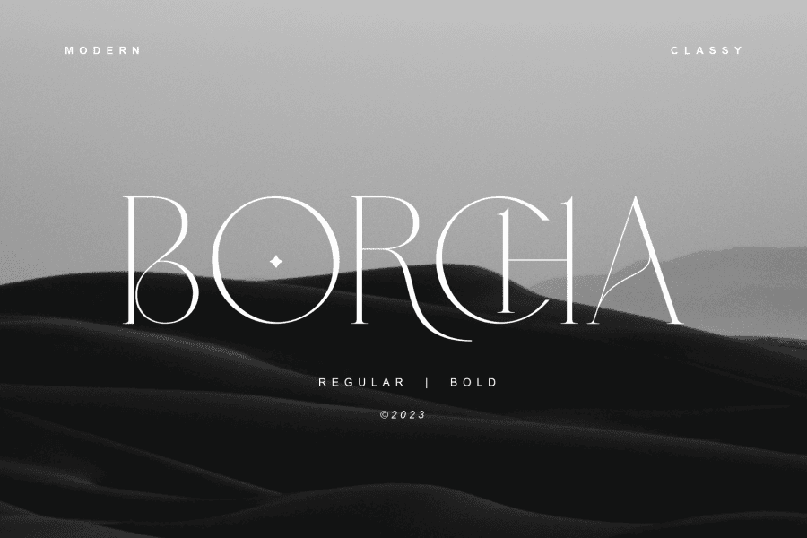 BORCHA Font · 1001 Fonts