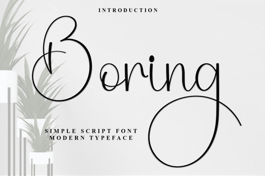Boring Day Font · 1001 Fonts