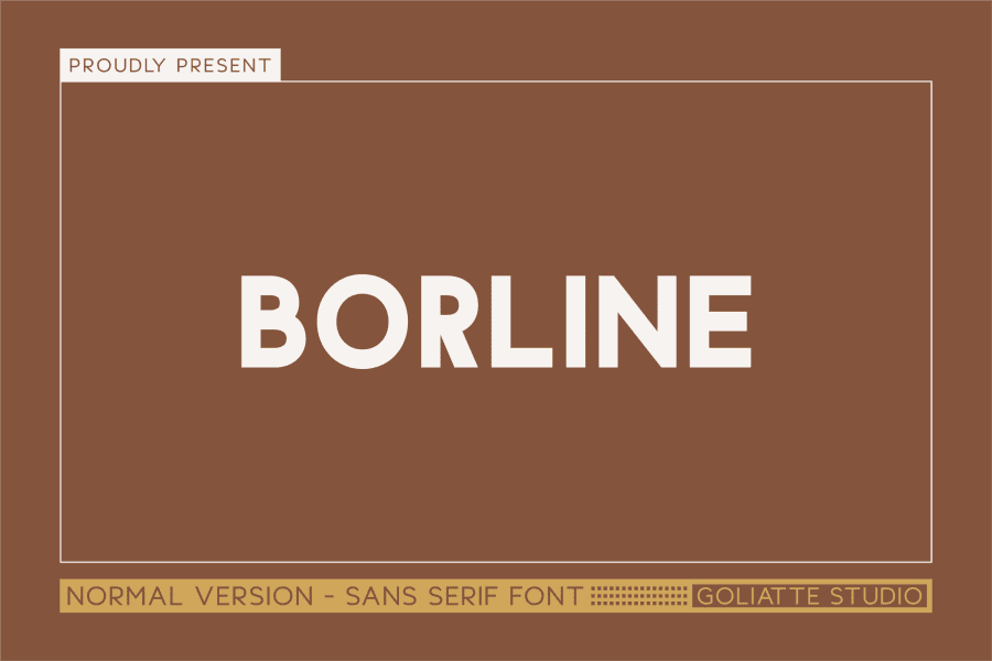 Borline Font · 1001 Fonts