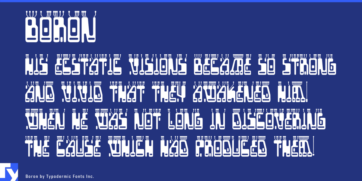 Boron Font · 1001 Fonts