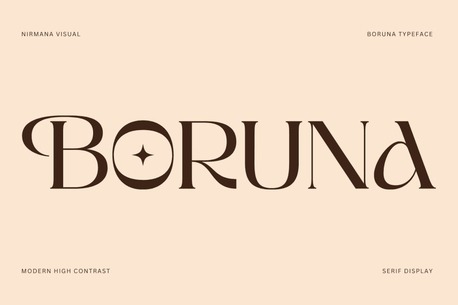Boruna - Demo Version Font · 1001 Fonts