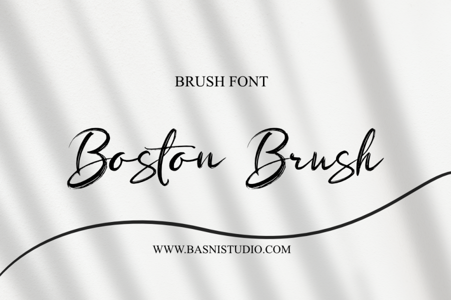 Bostonbrush Font · 1001 Fonts