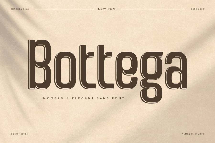 Bottega Font · 1001 Fonts