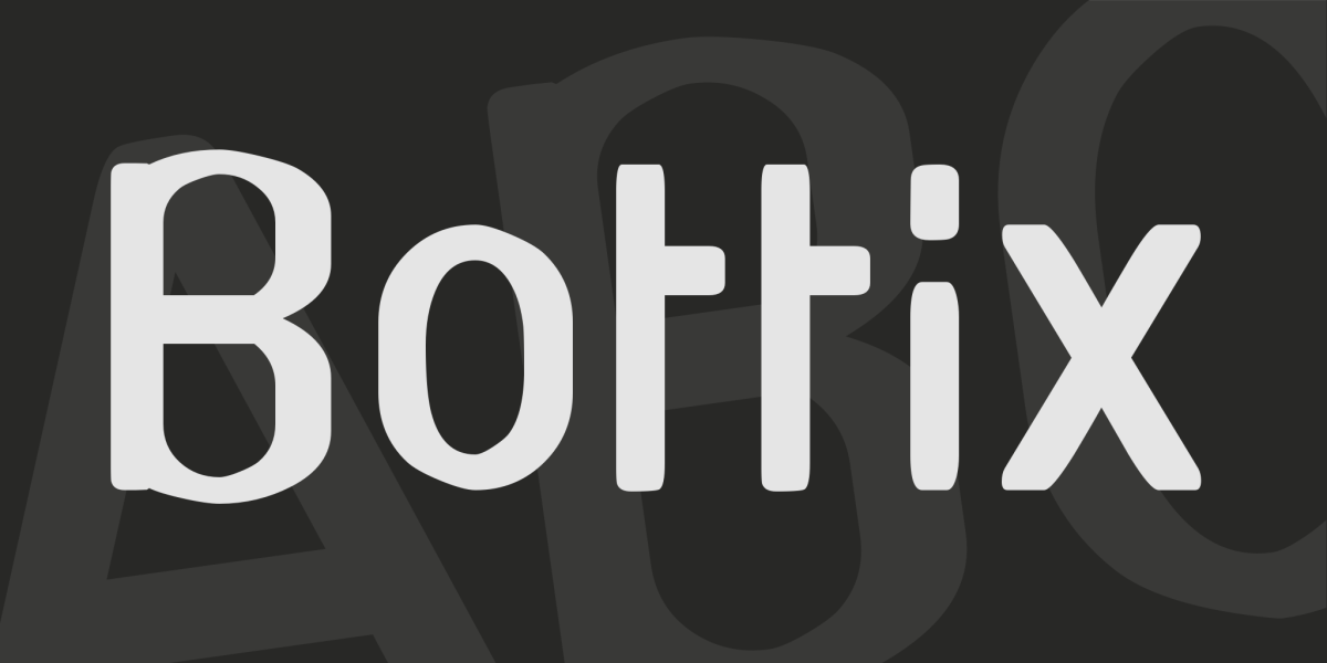 Bottix Font · 1001 Fonts