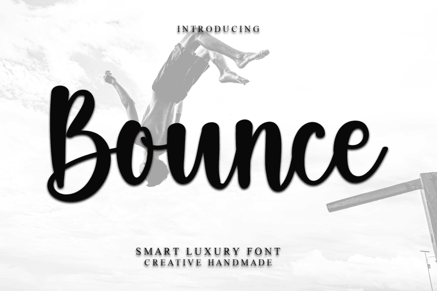 Bounce Font · 1001 Fonts