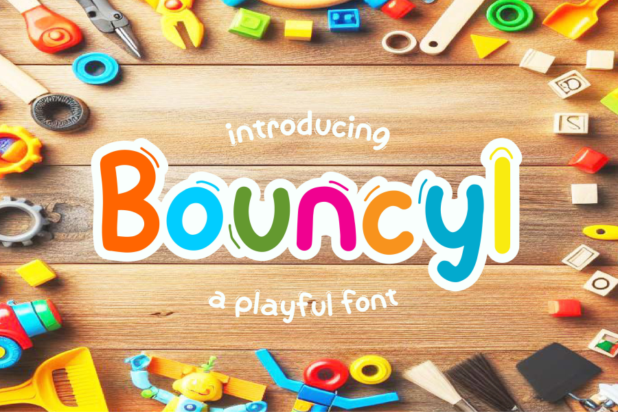 Bouncyl Font · 1001 Fonts
