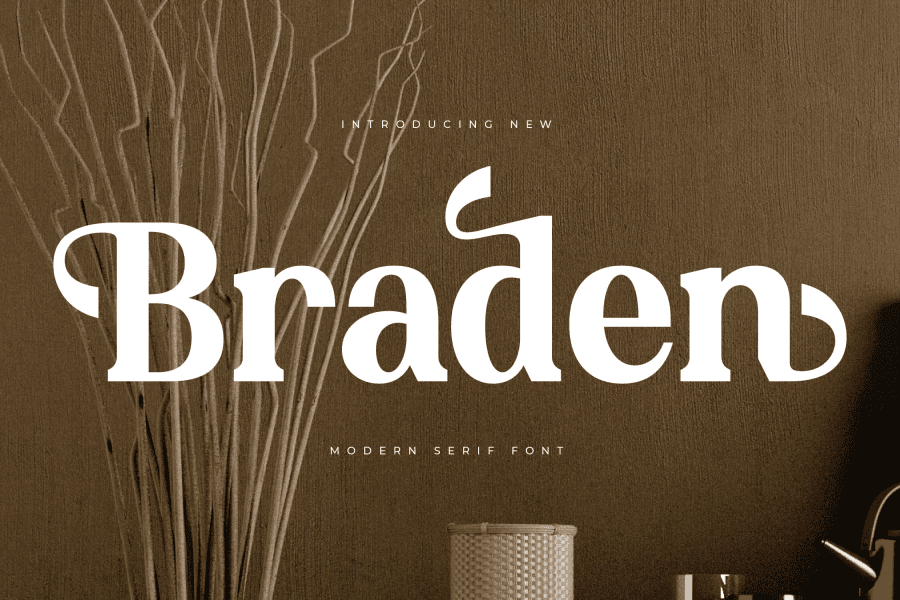 Braden DEMO VERSION Font Family · 1001 Fonts