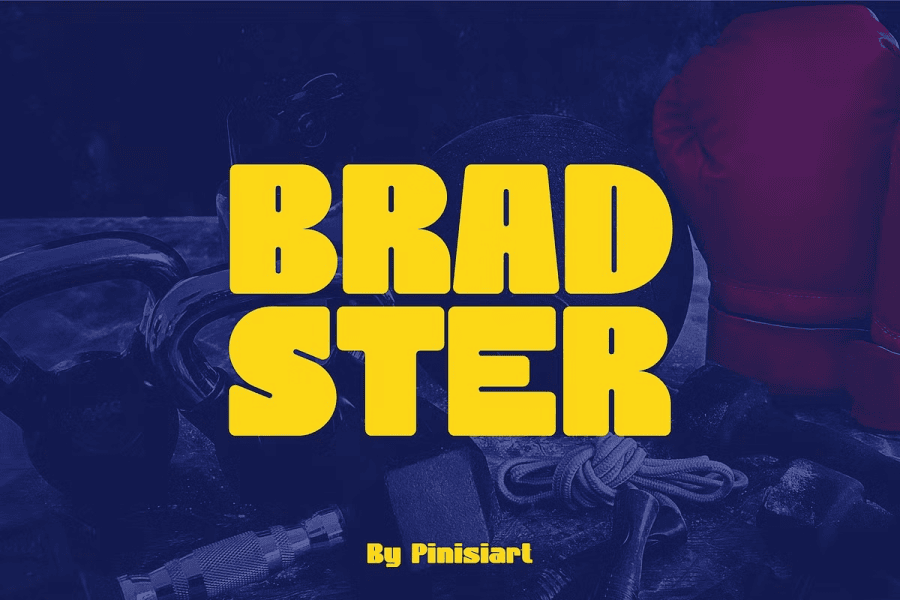 BRADSTER Font · 1001 Fonts