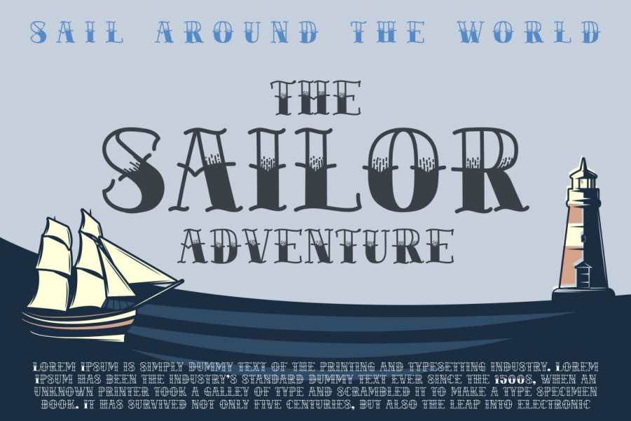 30 Free Nautical Fonts · 1001 Fonts