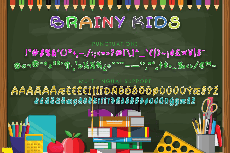 Brainy Kids Demo Font · 1001 Fonts