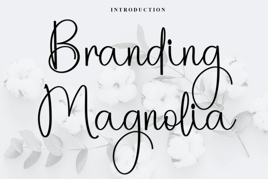 Branding Magnolia Font · 1001 Fonts