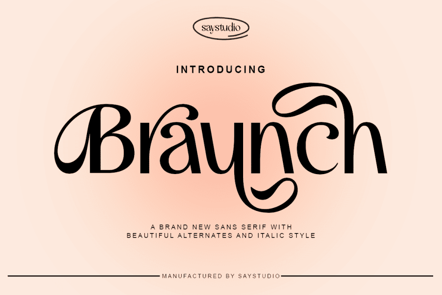 Braunch DEMO Font · 1001 Fonts