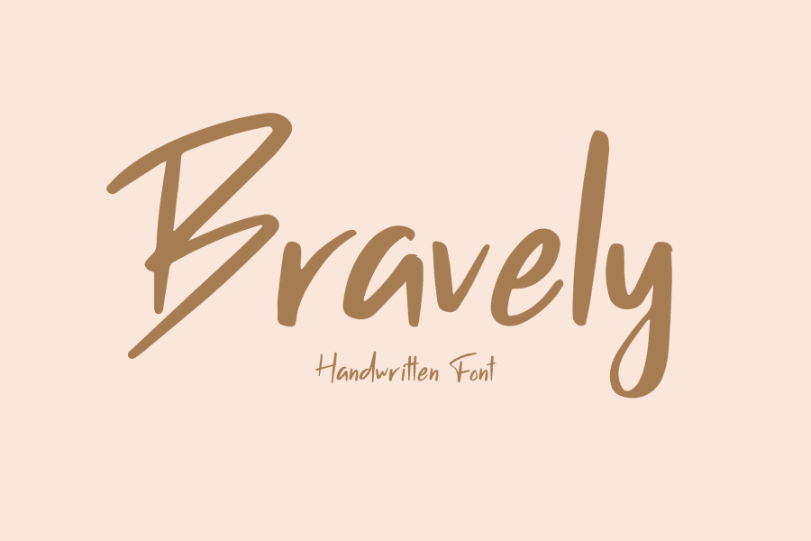 Bravely Demo Font · 1001 Fonts