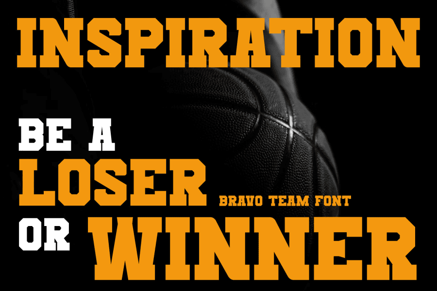 Bravo Team Font · 1001 Fonts