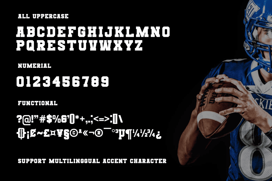 Bravo Team Font · 1001 Fonts