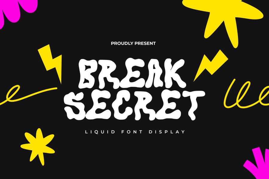 Break Secret Font · 1001 Fonts