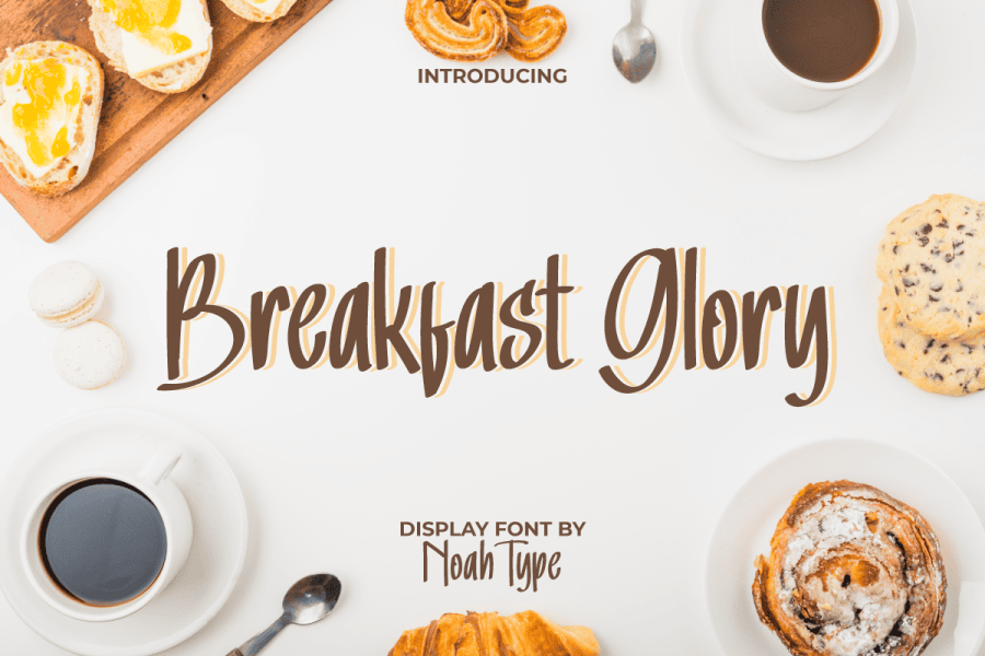 Breakfast Glory Demo Font · 1001 Fonts