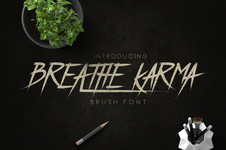 Breathe Karma Font Family · 1001 Fonts