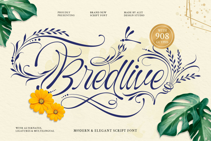 2 Free Dynamic Script, Elegant Fonts · 1001 Fonts