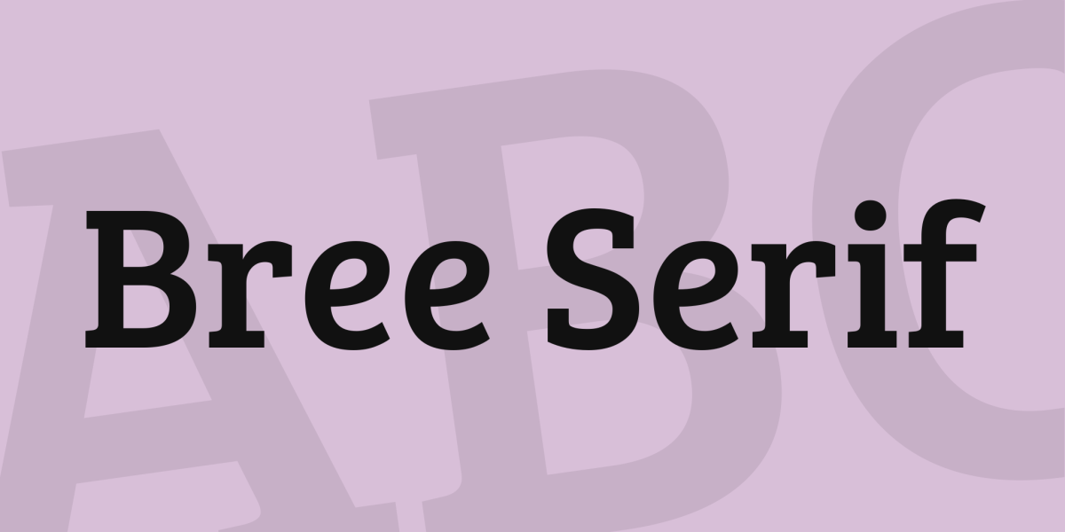 Bree Serif Font · 1001 Fonts