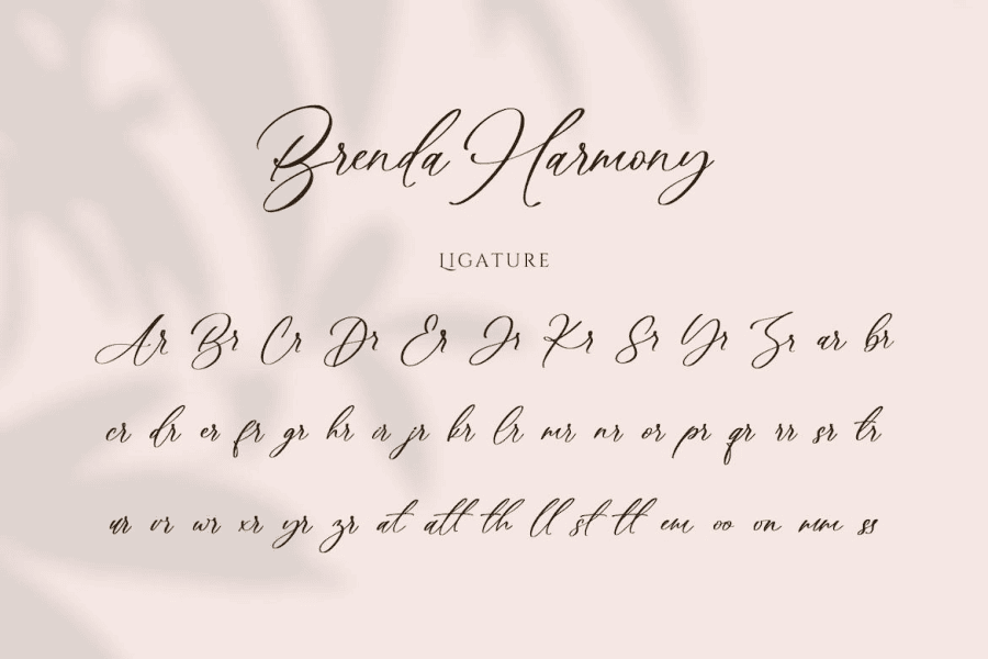Brenda Harmony Font · 1001 Fonts