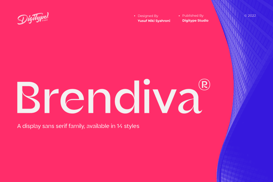 Brendiva Font Family · 1001 Fonts