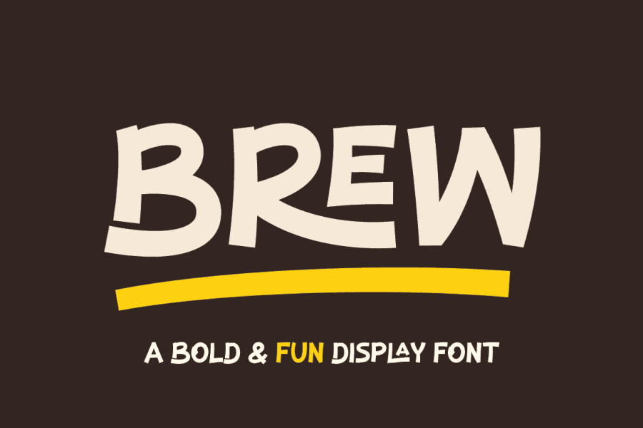 Brew Font · 1001 Fonts
