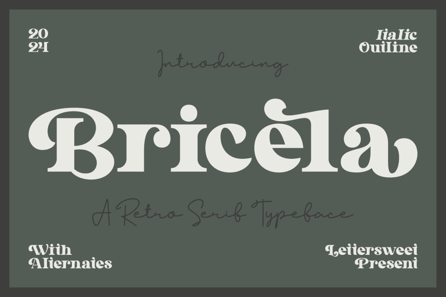 Bricela Font · 1001 Fonts