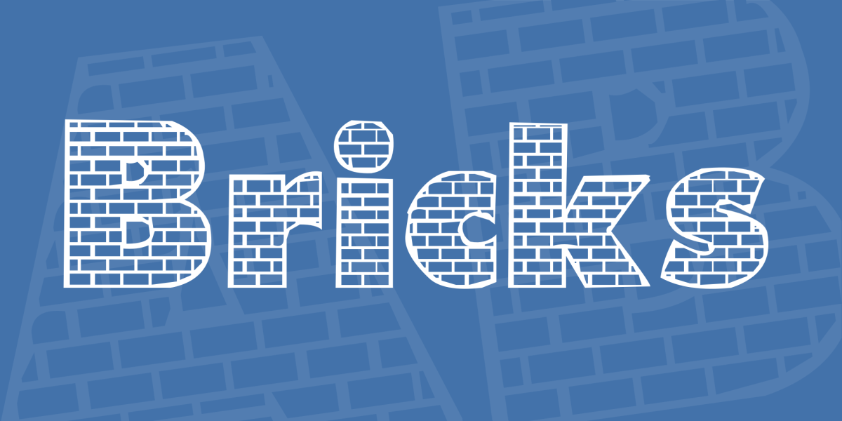 Bricks Font · 1001 Fonts
