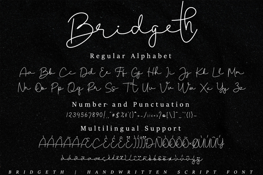 Bridgeth Font · 1001 Fonts