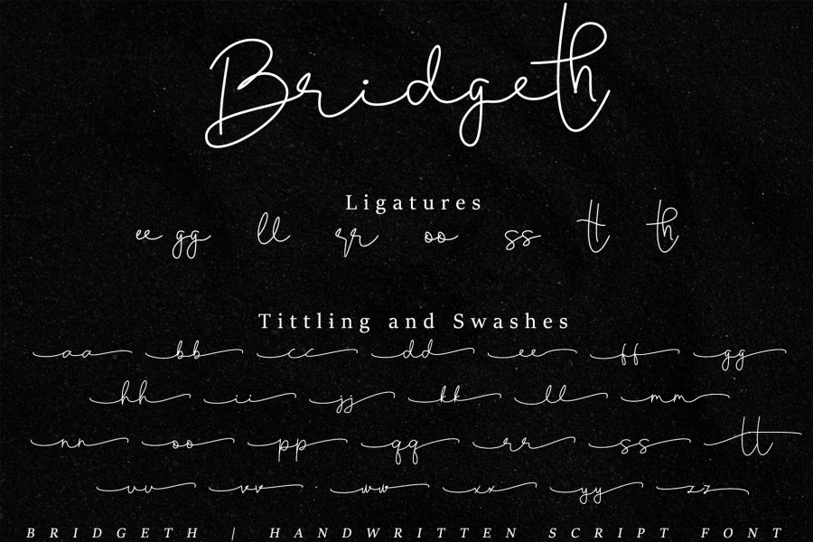 Bridgeth Font · 1001 Fonts