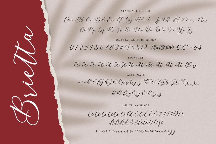 Brietta Font · 1001 Fonts
