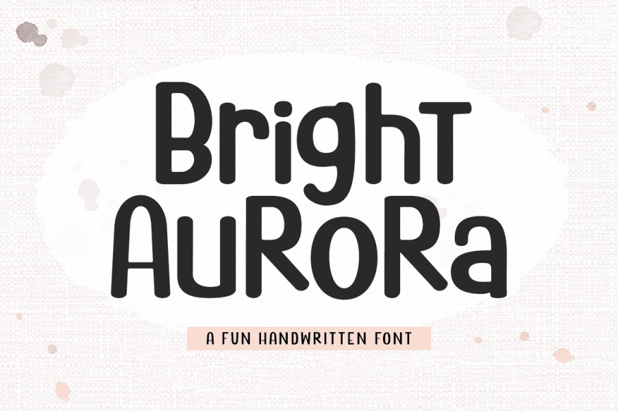 Bright Aurora Font · 1001 Fonts