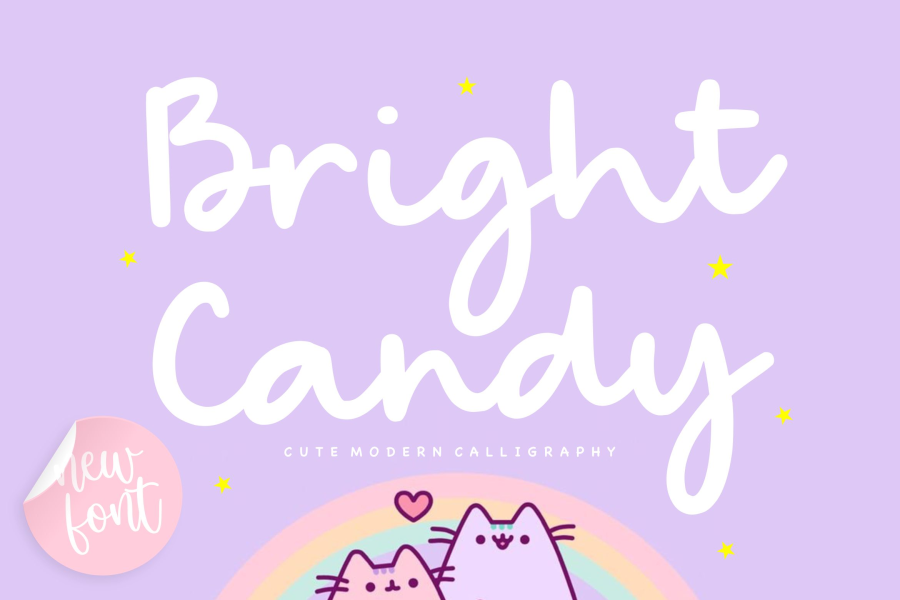 Bright Candy Font · 1001 Fonts