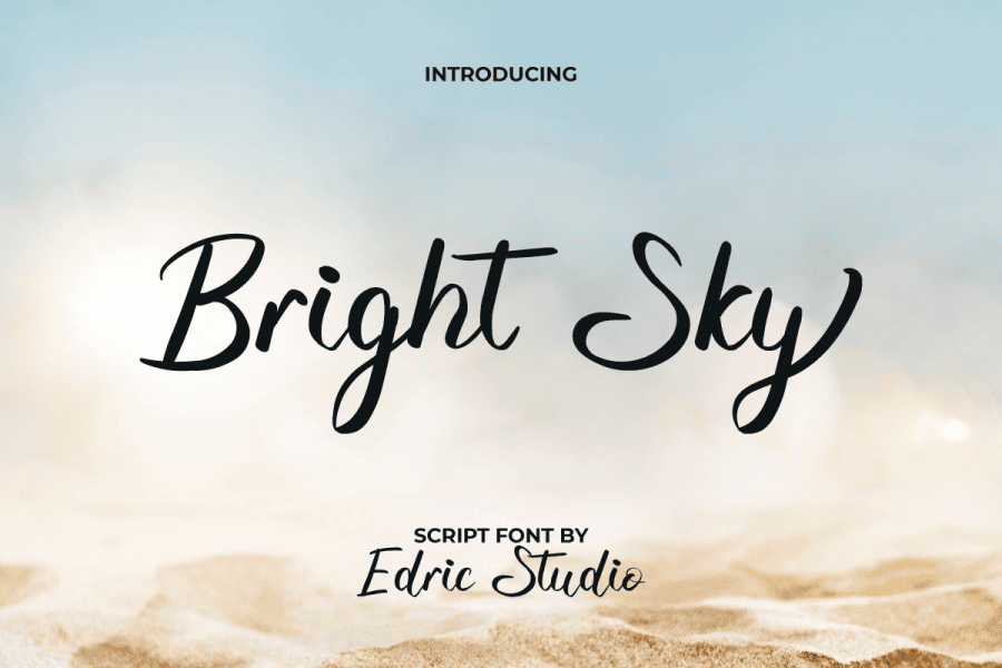 Bright Sky Demo Font · 1001 Fonts
