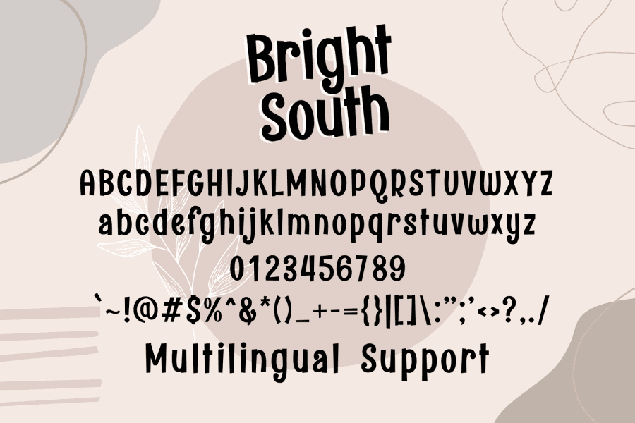 Bright South Font · 1001 Fonts