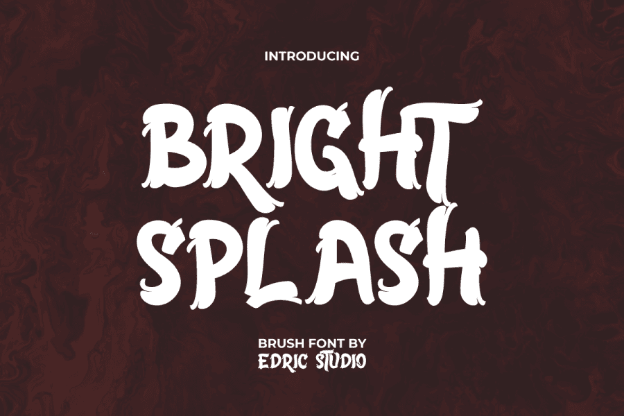 Bright Splash Demo Font · 1001 Fonts