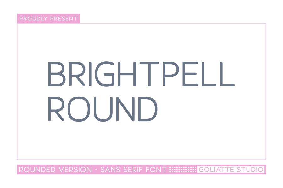 Brightpell Round Font · 1001 Fonts
