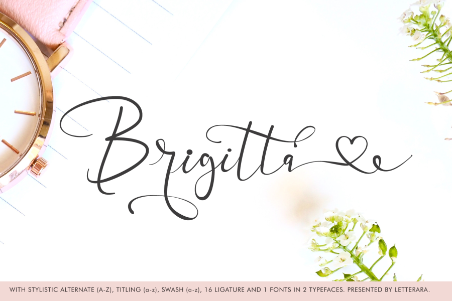 Brigitta Font · 1001 Fonts