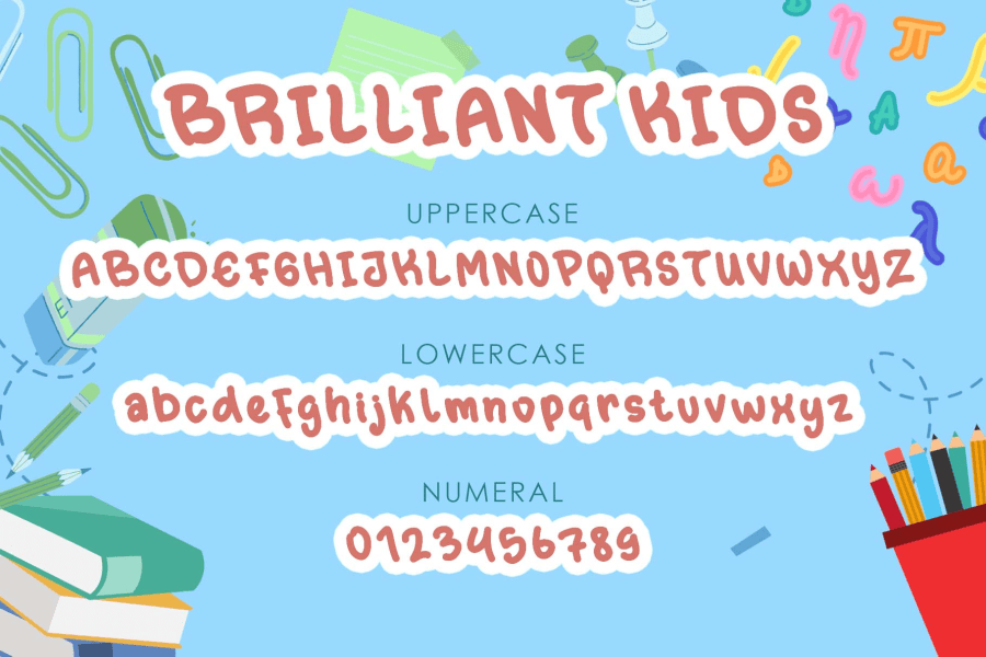 Brilliant Kids Demo Font · 1001 Fonts